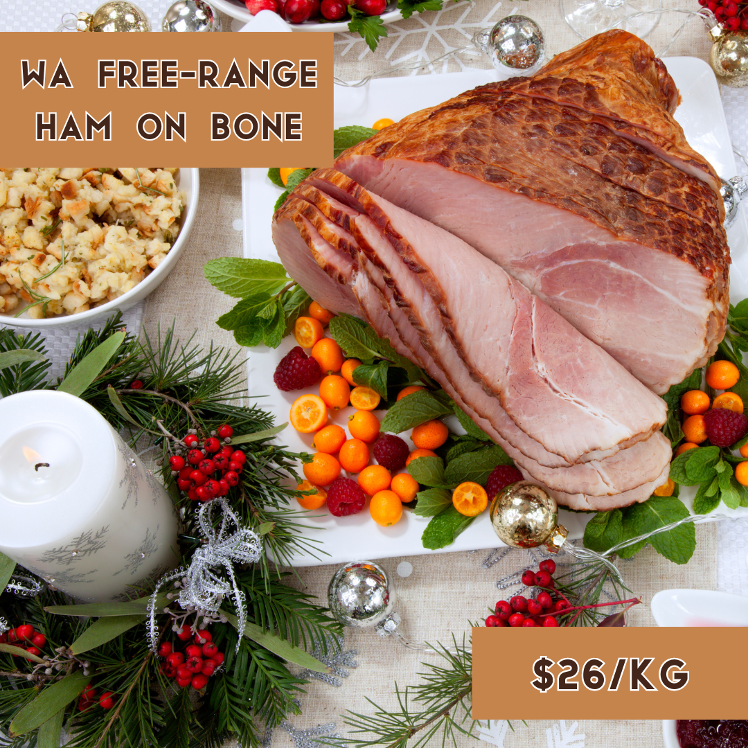WA Free-Range Ham on the Bone – Ourfarmbutchery